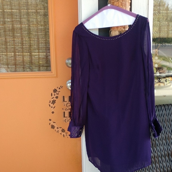 No Brand | Dresses | Deep Purple Mini Dress | Poshmark